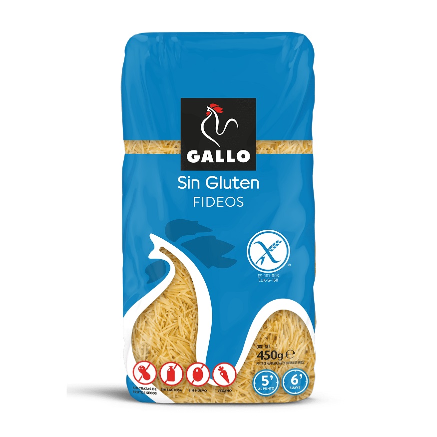 PASTAS GALLO fideo sin gluten 500g - Vinespa