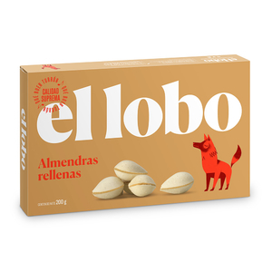 EL LOBO turron almendras rellenas 200g - Vinespa